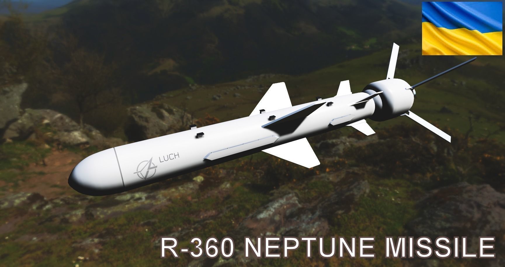 3D model R-360 Neptune Missile VR / AR / low-poly | CGTrader