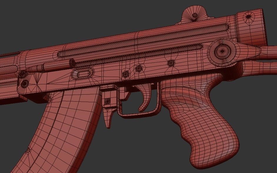 3D model Vargo 52 - Assault Rifle VR / AR / low-poly | CGTrader