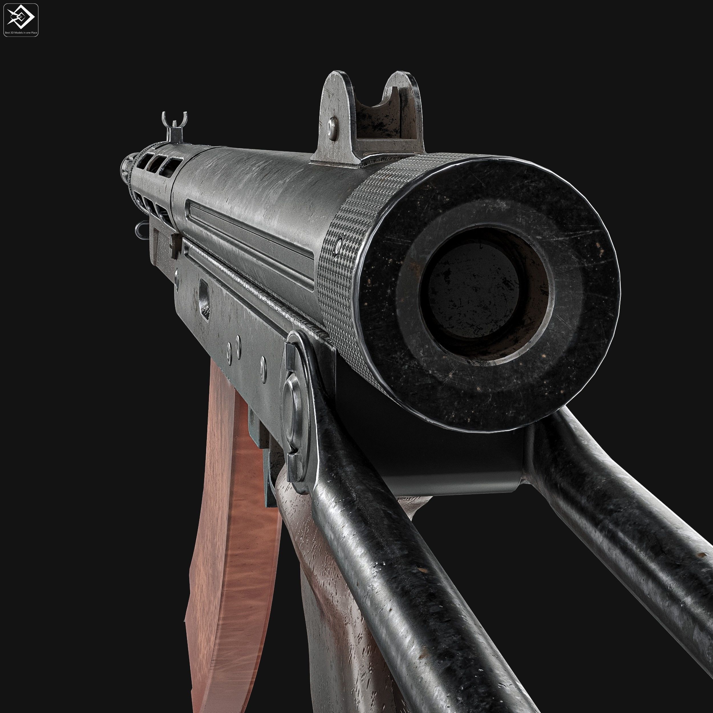 3D model Vargo 52 - Assault Rifle VR / AR / low-poly | CGTrader