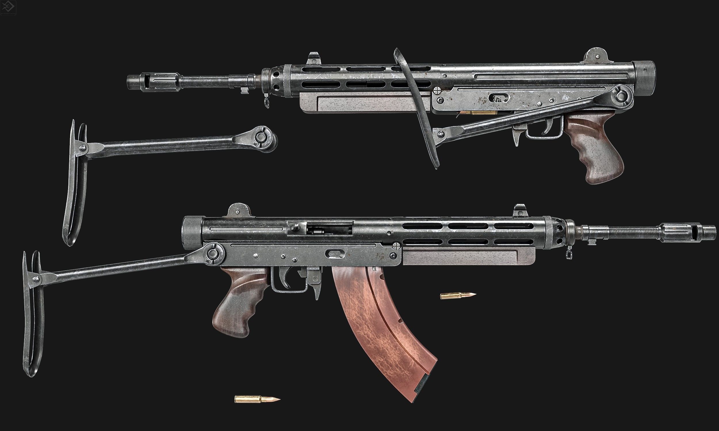 3D model Vargo 52 - Assault Rifle VR / AR / low-poly | CGTrader