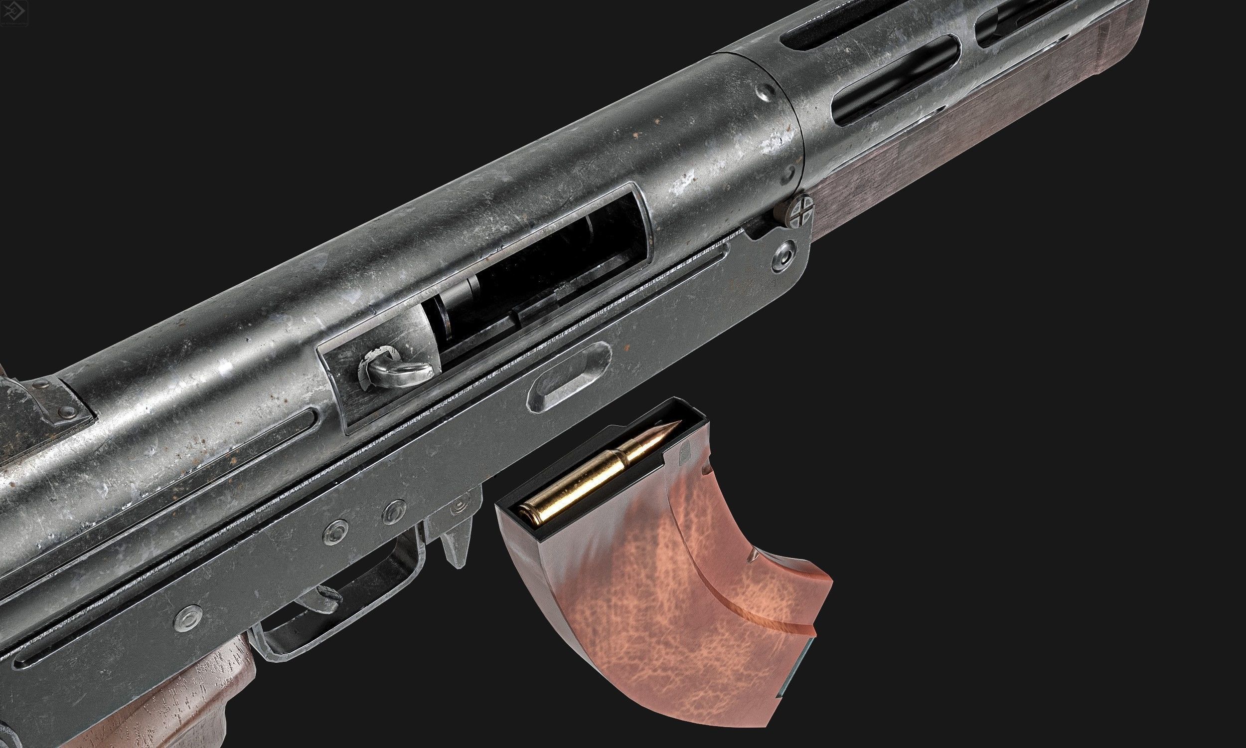 3D model Vargo 52 - Assault Rifle VR / AR / low-poly | CGTrader