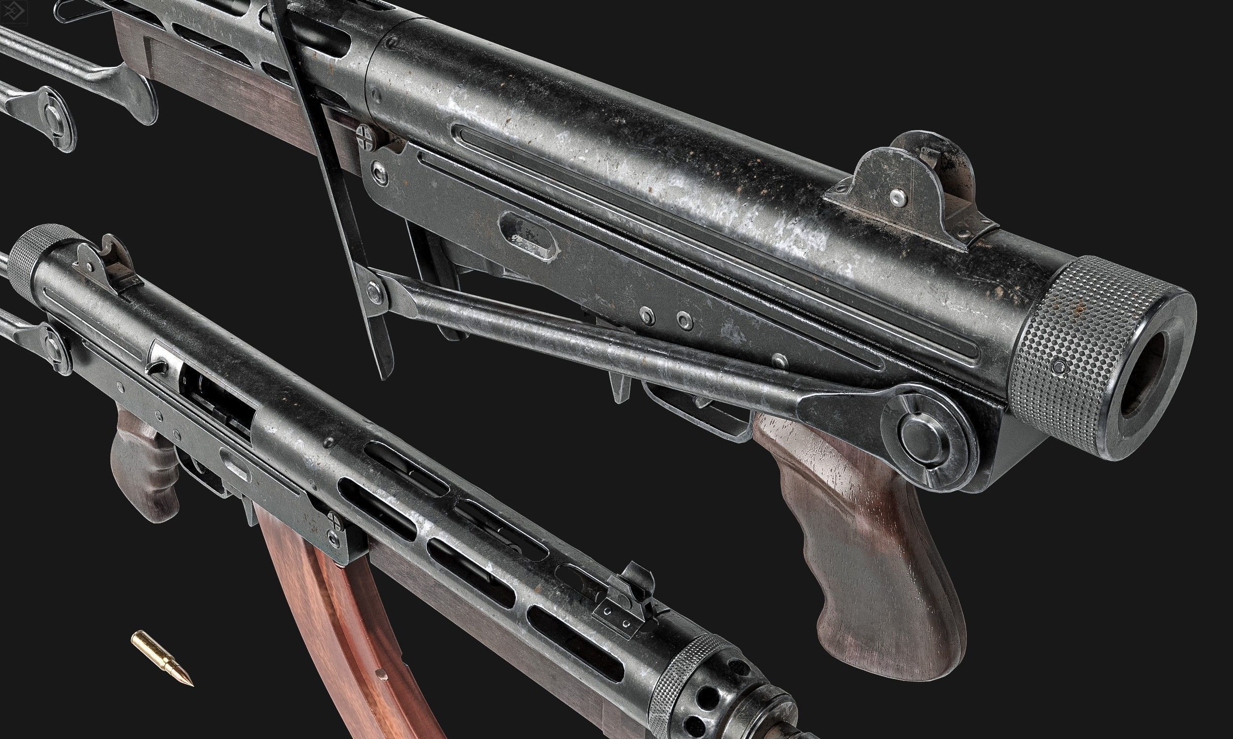 3D model Vargo 52 - Assault Rifle VR / AR / low-poly | CGTrader