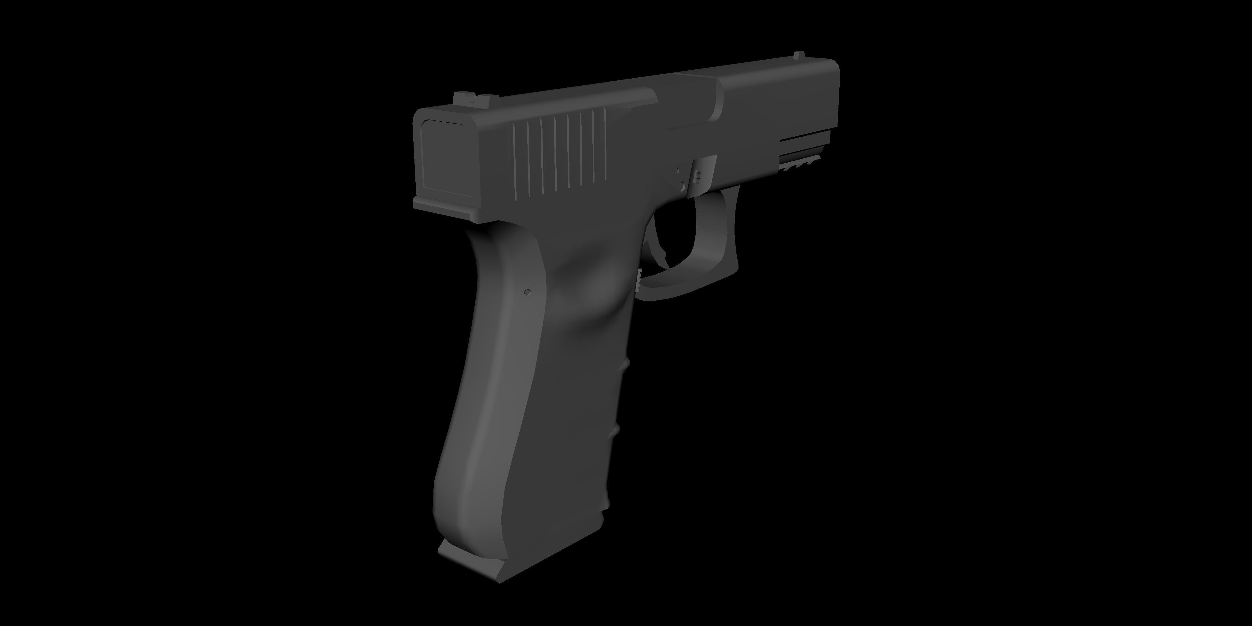 3D model Glock 21 3D model low-poly and high-poly VR / AR / low-poly ...
