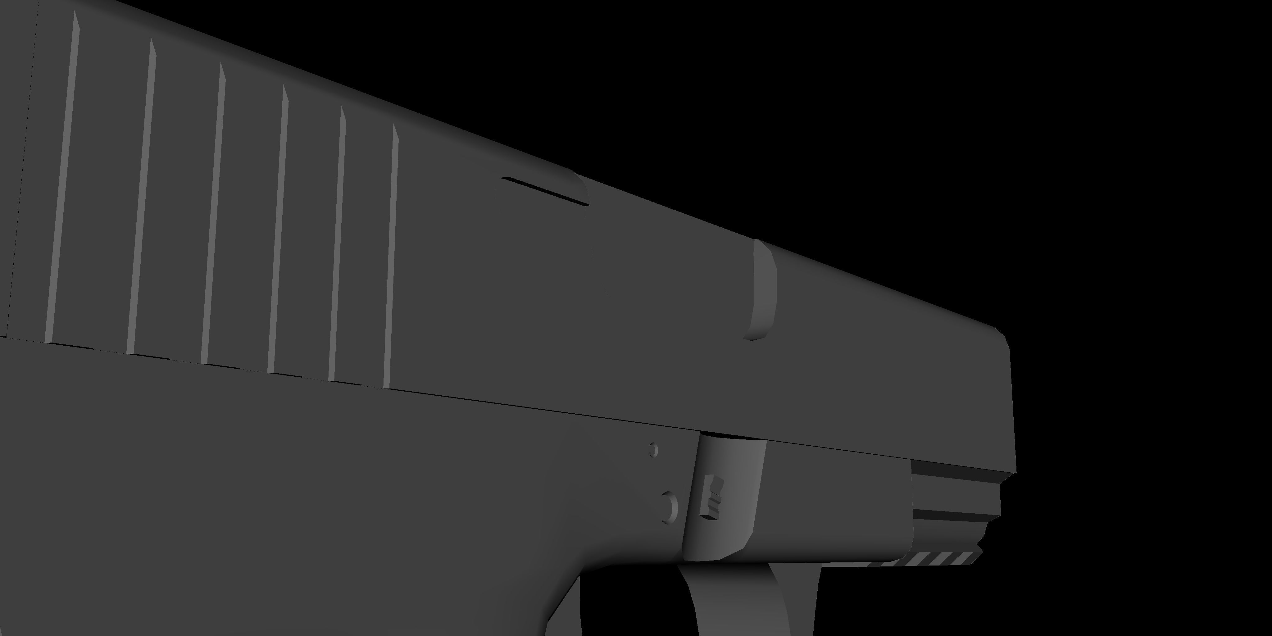 3D model Glock 21 3D model low-poly and high-poly VR / AR / low-poly ...