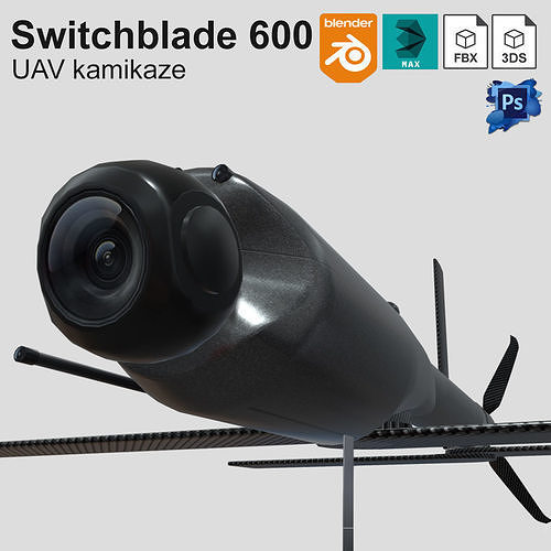 3D model UAV Switchblade 600 VR / AR / low-poly | CGTrader