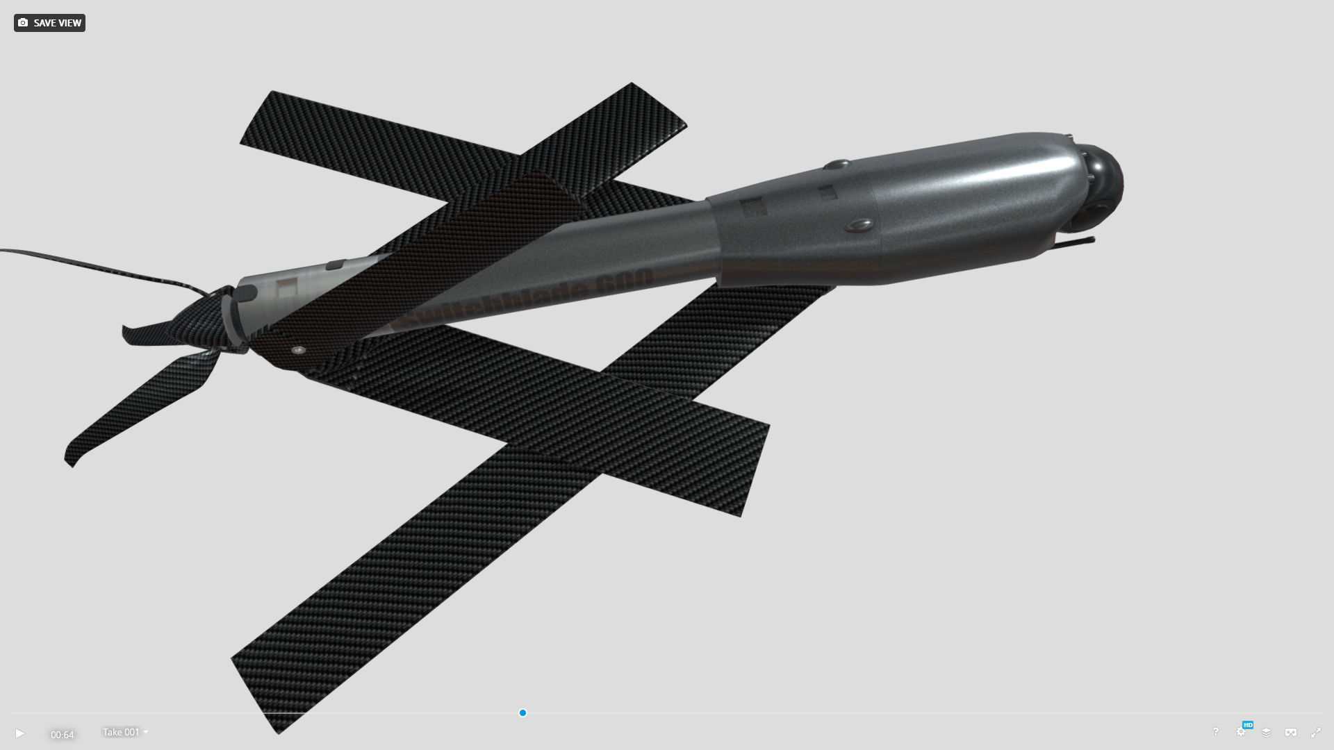 3D model UAV Switchblade 600 VR / AR / low-poly | CGTrader