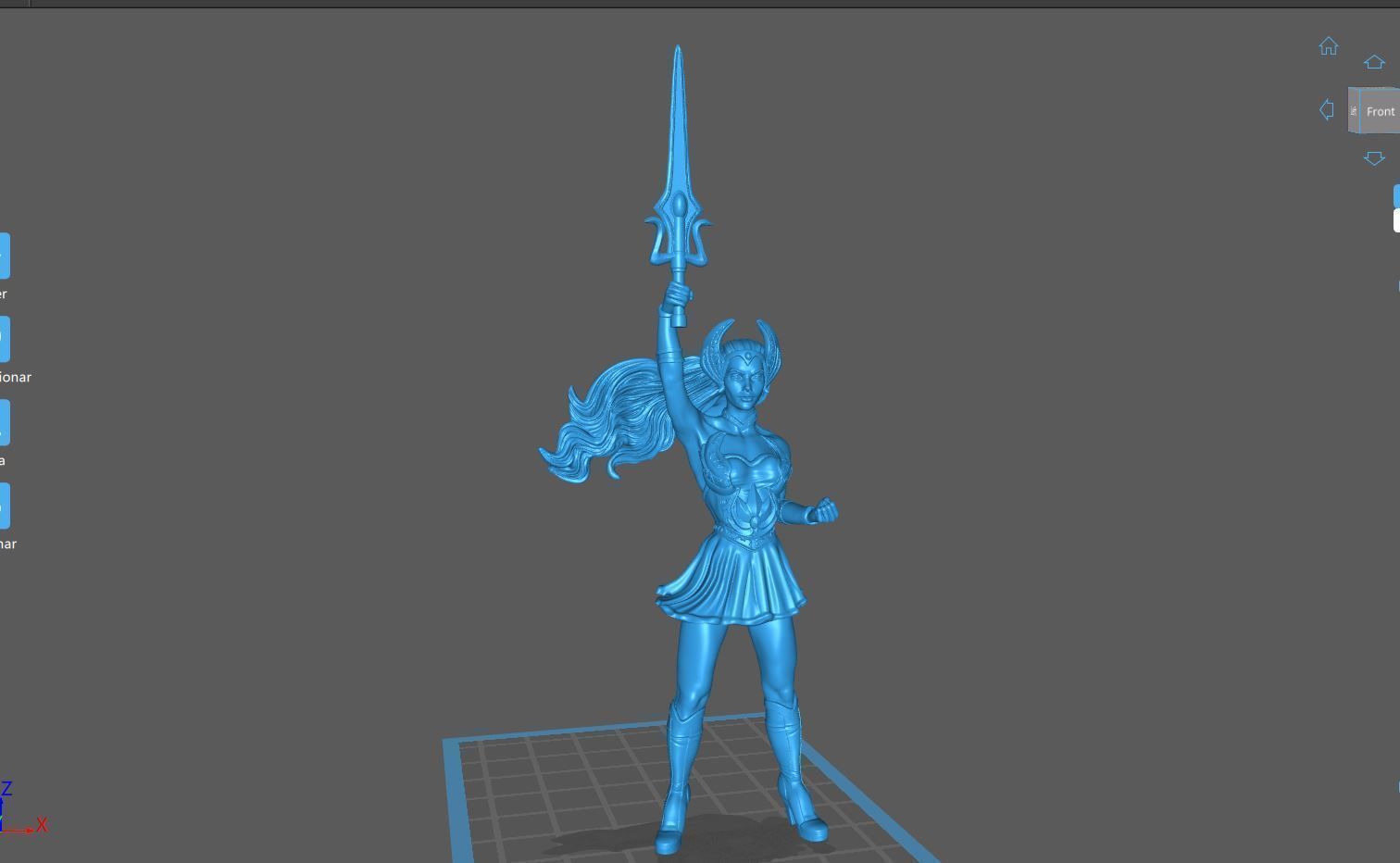 She Ra Fanart 3D model 3D printable | CGTrader