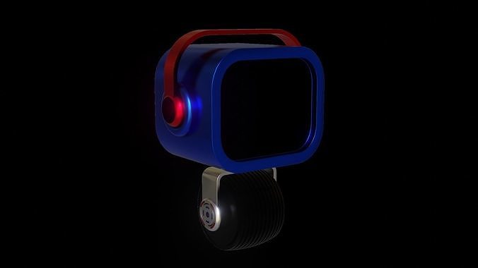 3D model MINI ROBOT WITH WHEEL VR / AR / low-poly | CGTrader