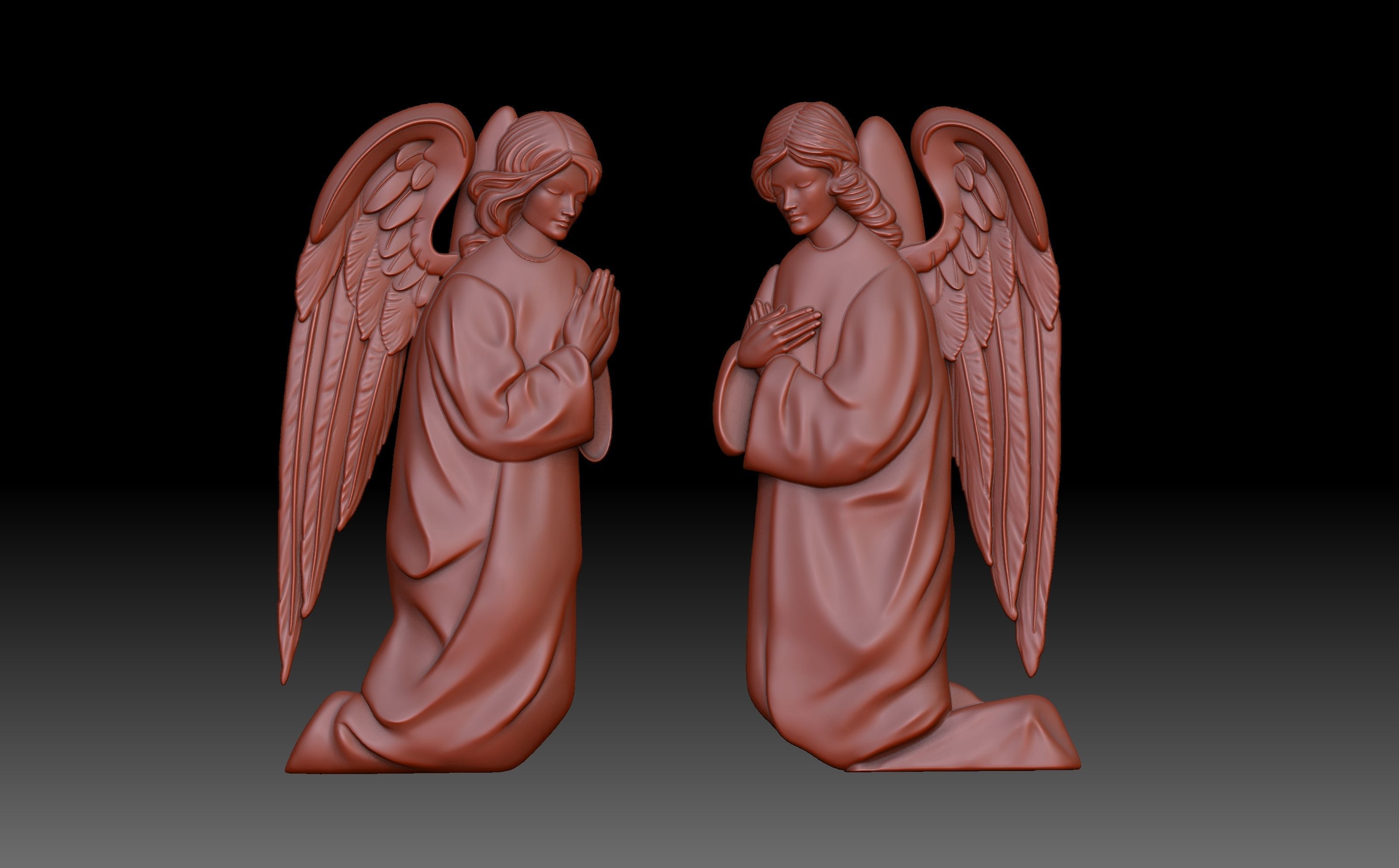 Angels 3D model 3D printable | CGTrader
