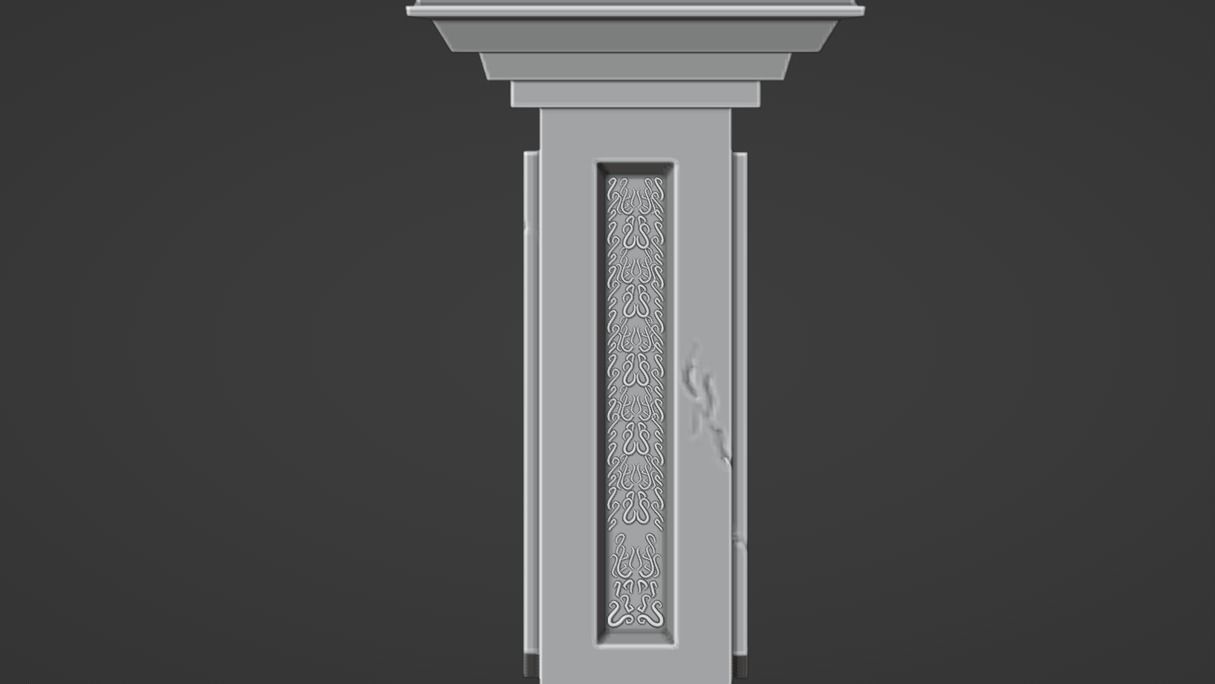 3D model Pillars of ancient greece VR / AR / low-poly | CGTrader