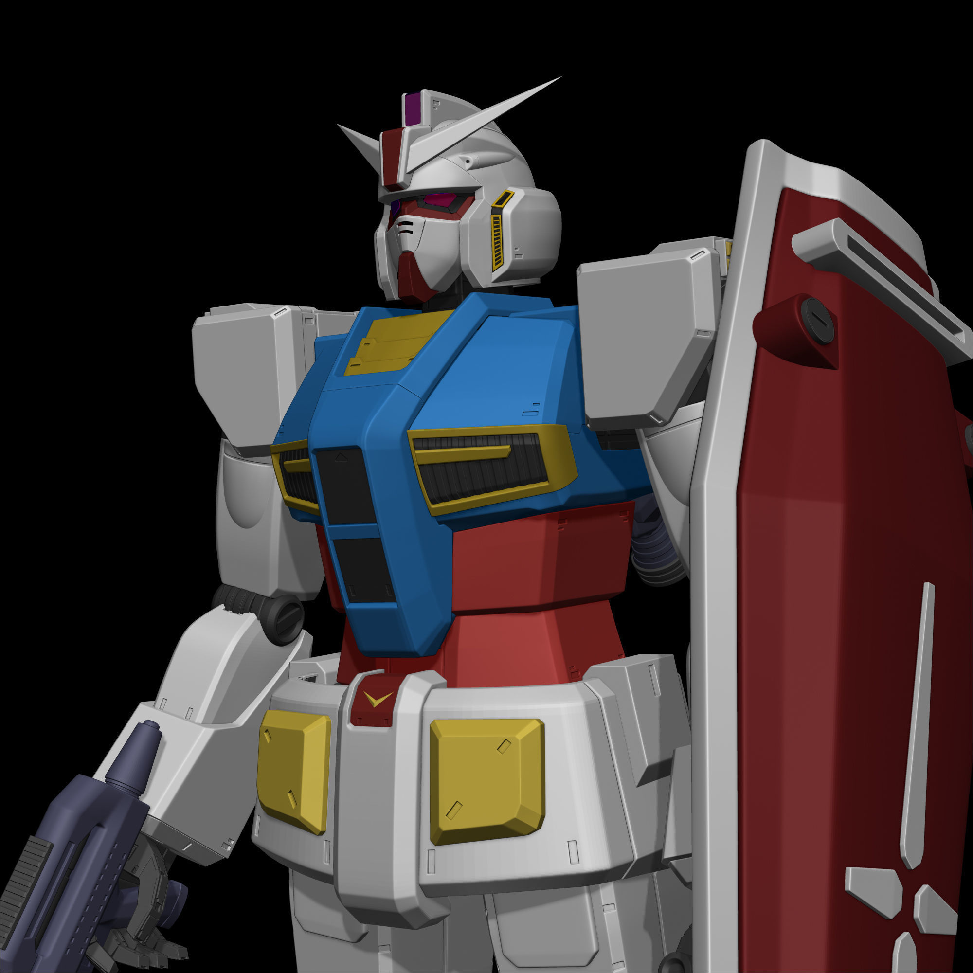 Gundam G40 3D model | CGTrader