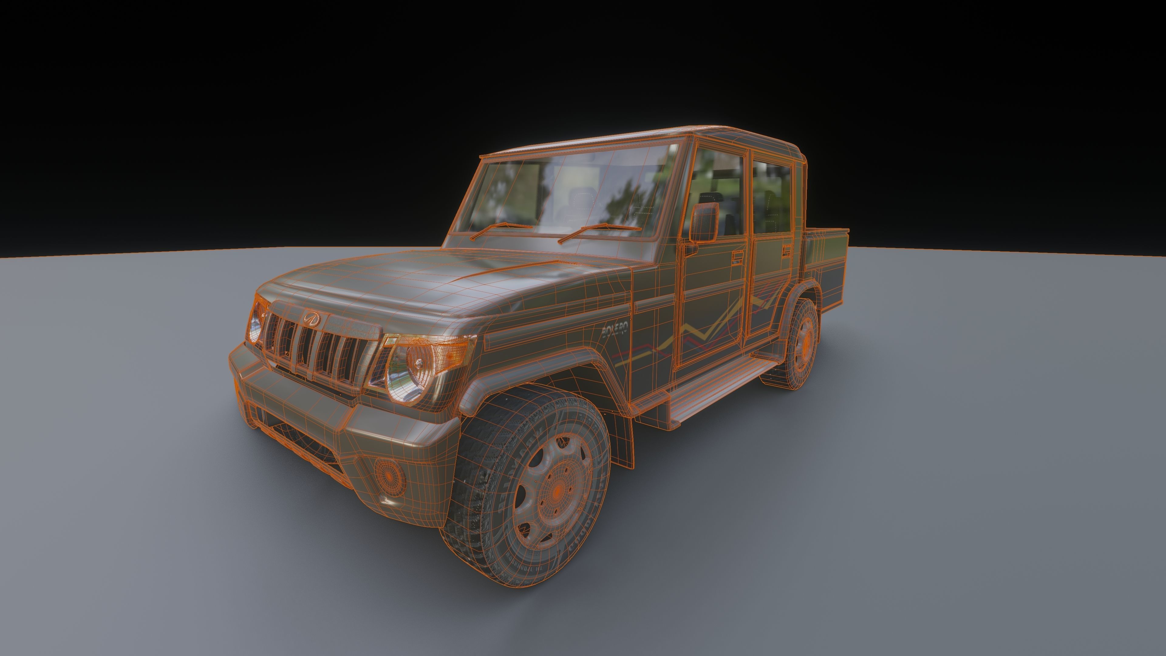 MAHINDRA BOLERO CAMPER 3D model | CGTrader