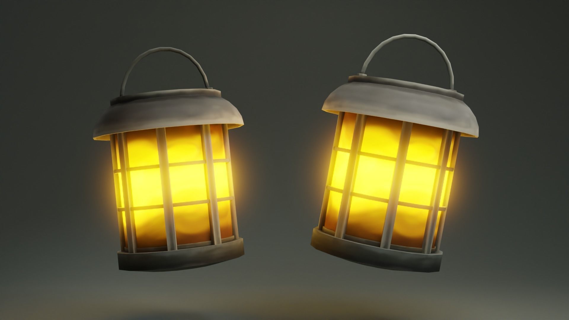 Hand-painted stylized Lantern free VR / AR / low-poly 3D model | CGTrader