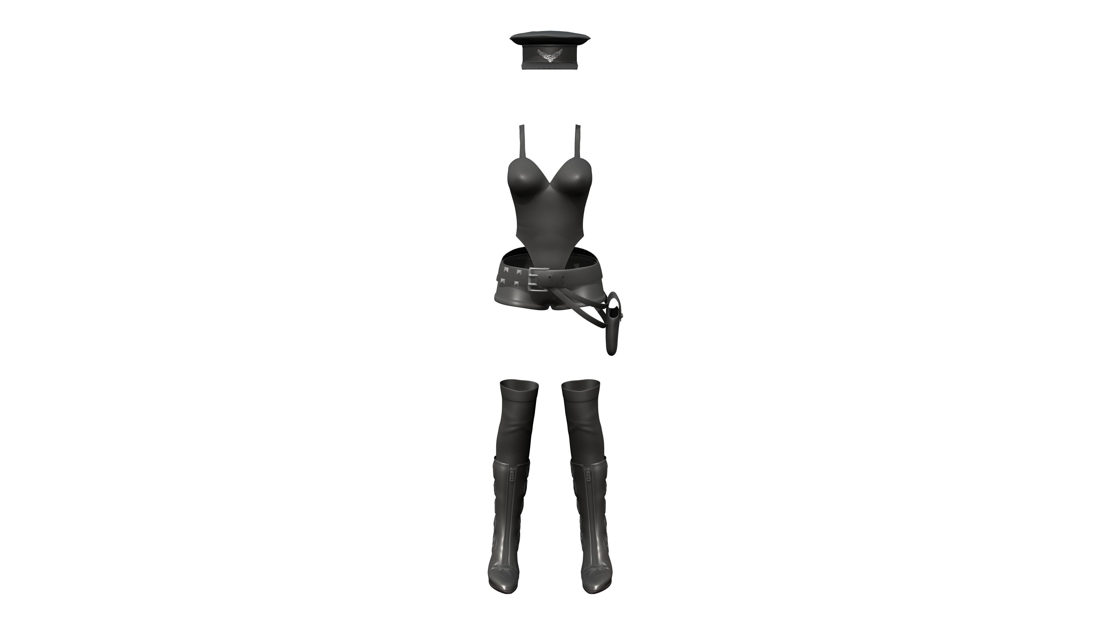 3D model One Piece Body Suit VR / AR / low-poly | CGTrader