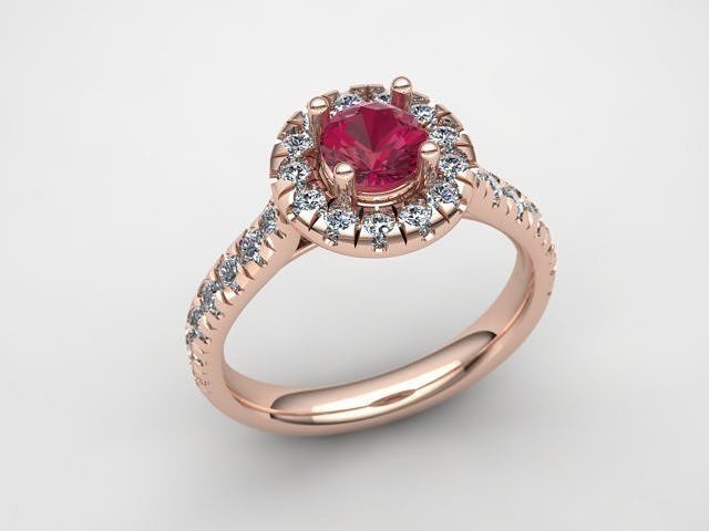 eng Ring 3D model 3D printable | CGTrader