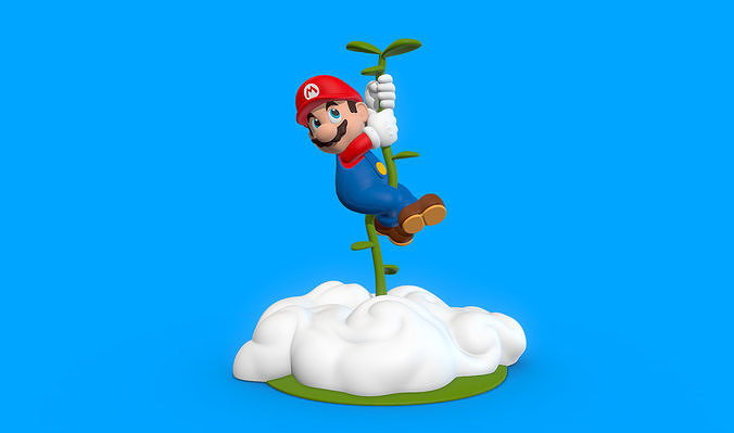 Super Mario - 3D print 3D model 3D printable | CGTrader
