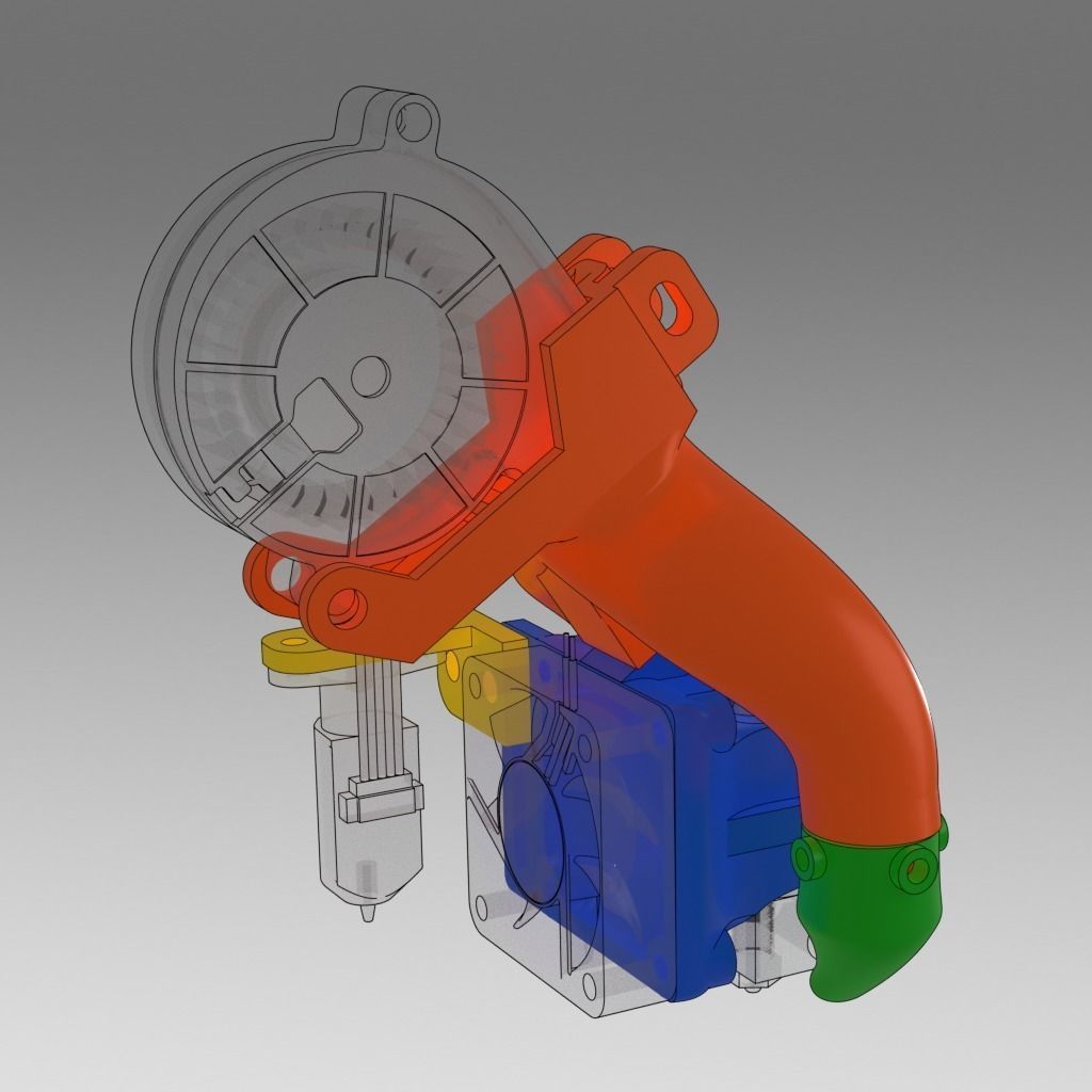 E3D V6 HOTEND MOUNT 3D model 3D printable | CGTrader