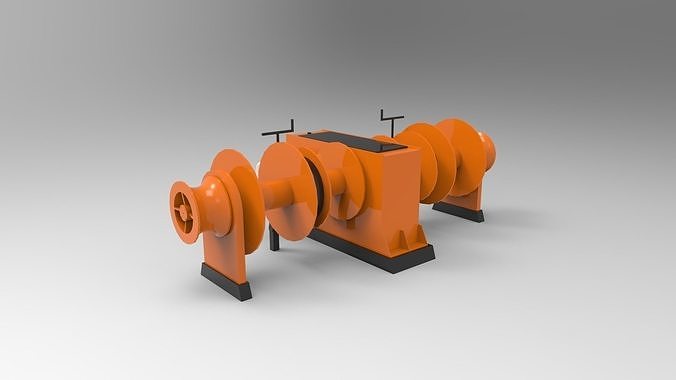 Windlass Machine 3d printed 3D model 3D printable | CGTrader