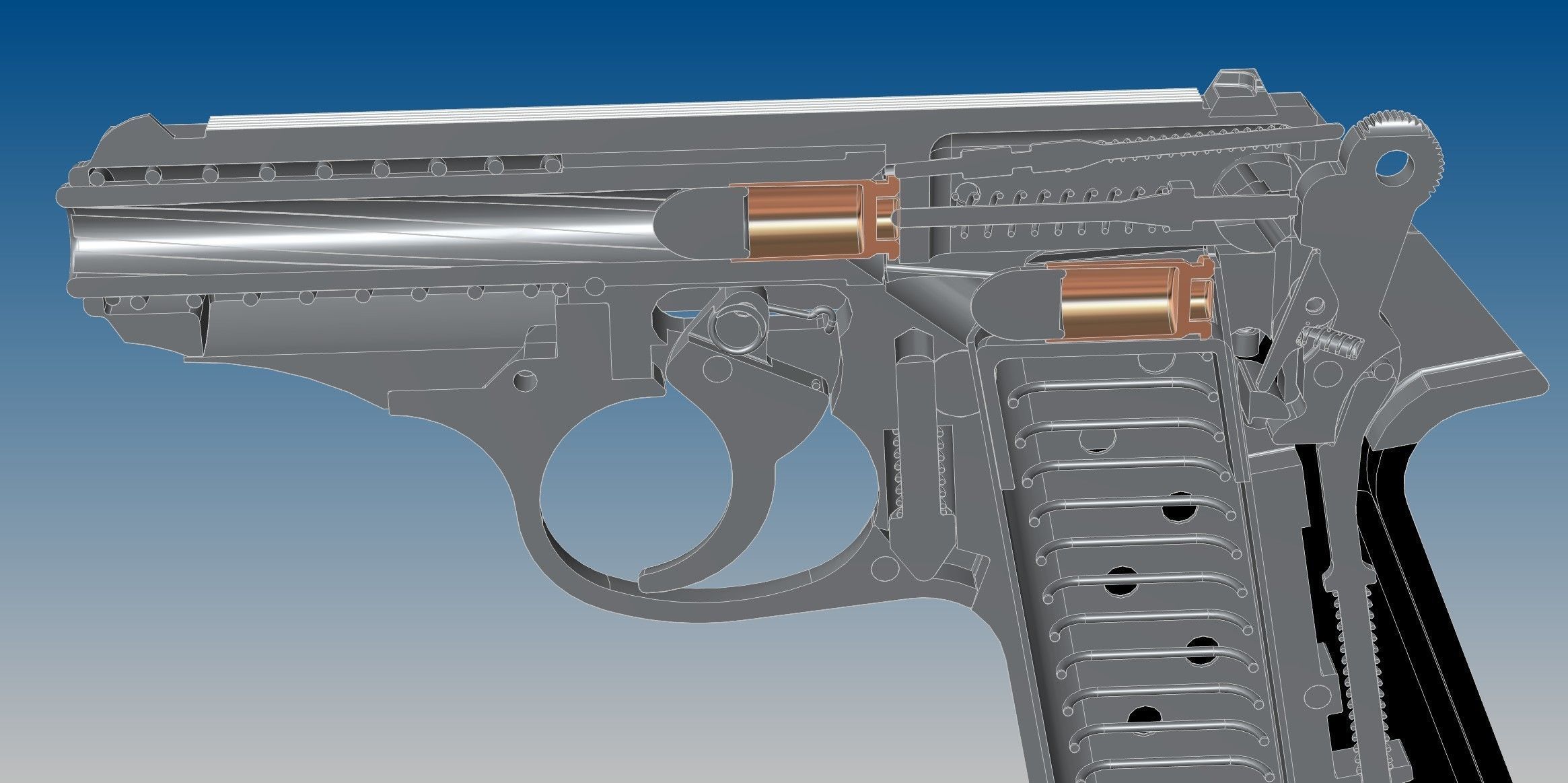 Walther PPK 3D model | CGTrader