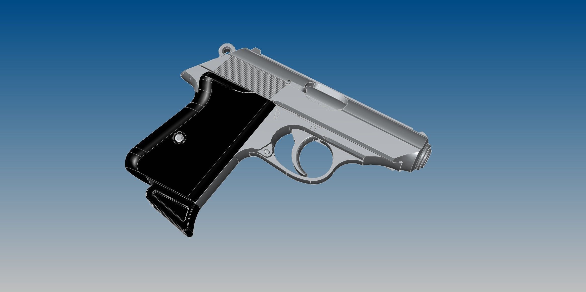 Walther PPK 3D model | CGTrader