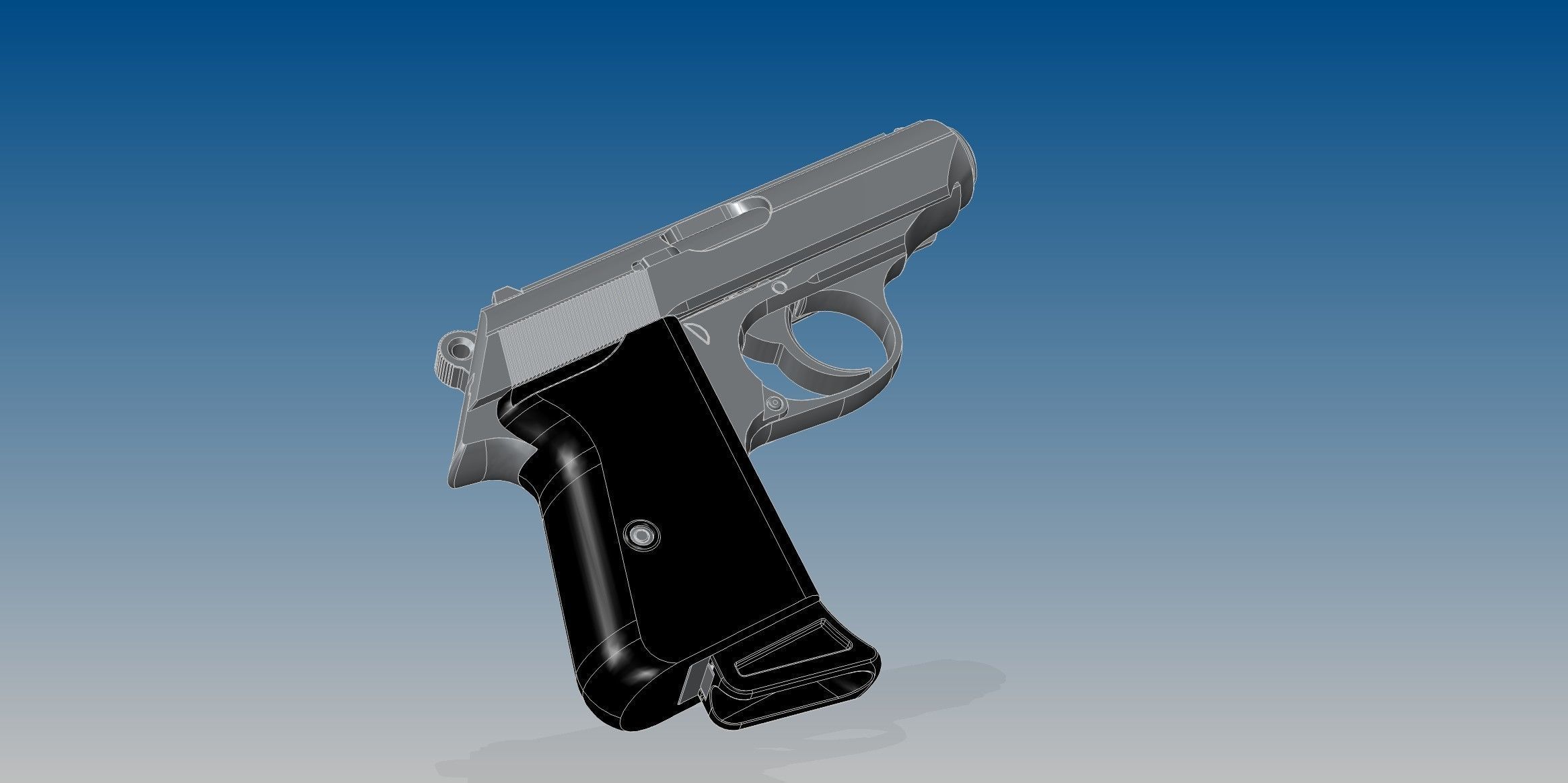 Walther PPK 3D model | CGTrader