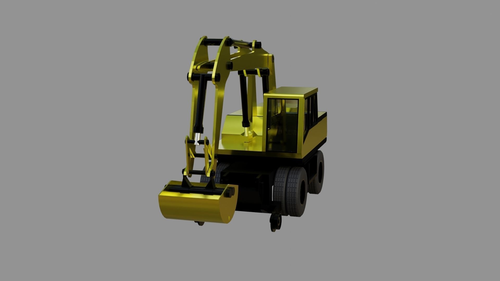 3D model Railroad excavator VR / AR / low-poly | CGTrader