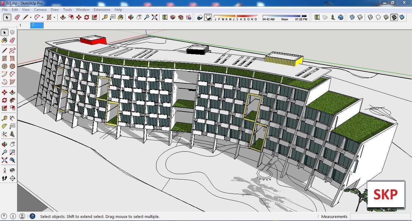 Sketchup Hotel G3 3D model | CGTrader