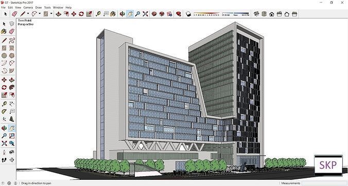 Sketchup Hotel G7 3D model | CGTrader