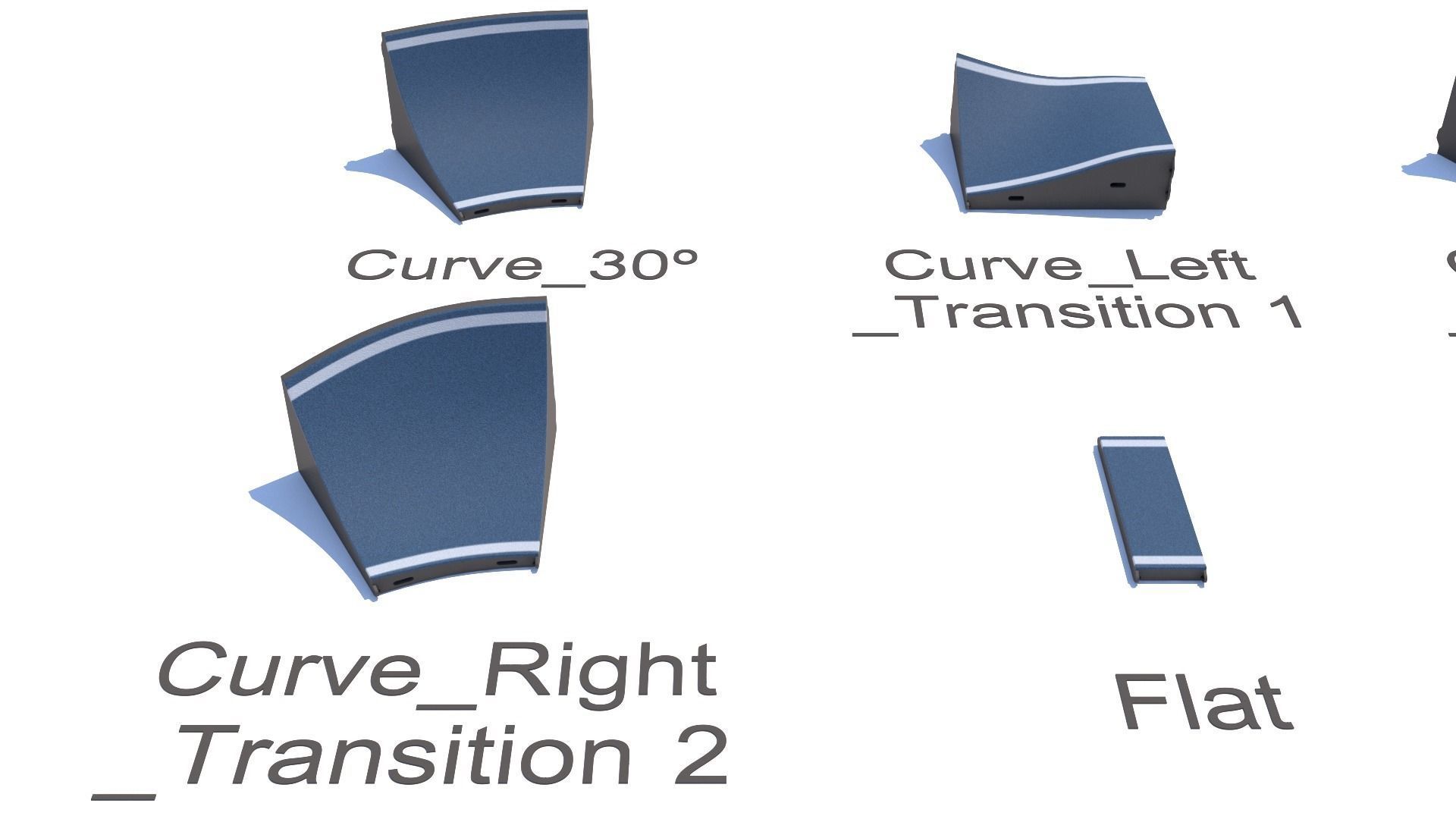 Pump Track Modular 3D model | CGTrader