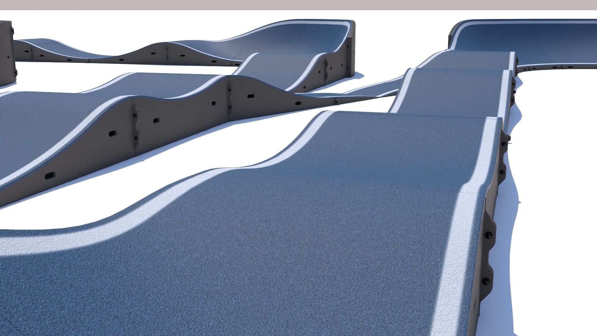 Pump Track Modular 3D model | CGTrader