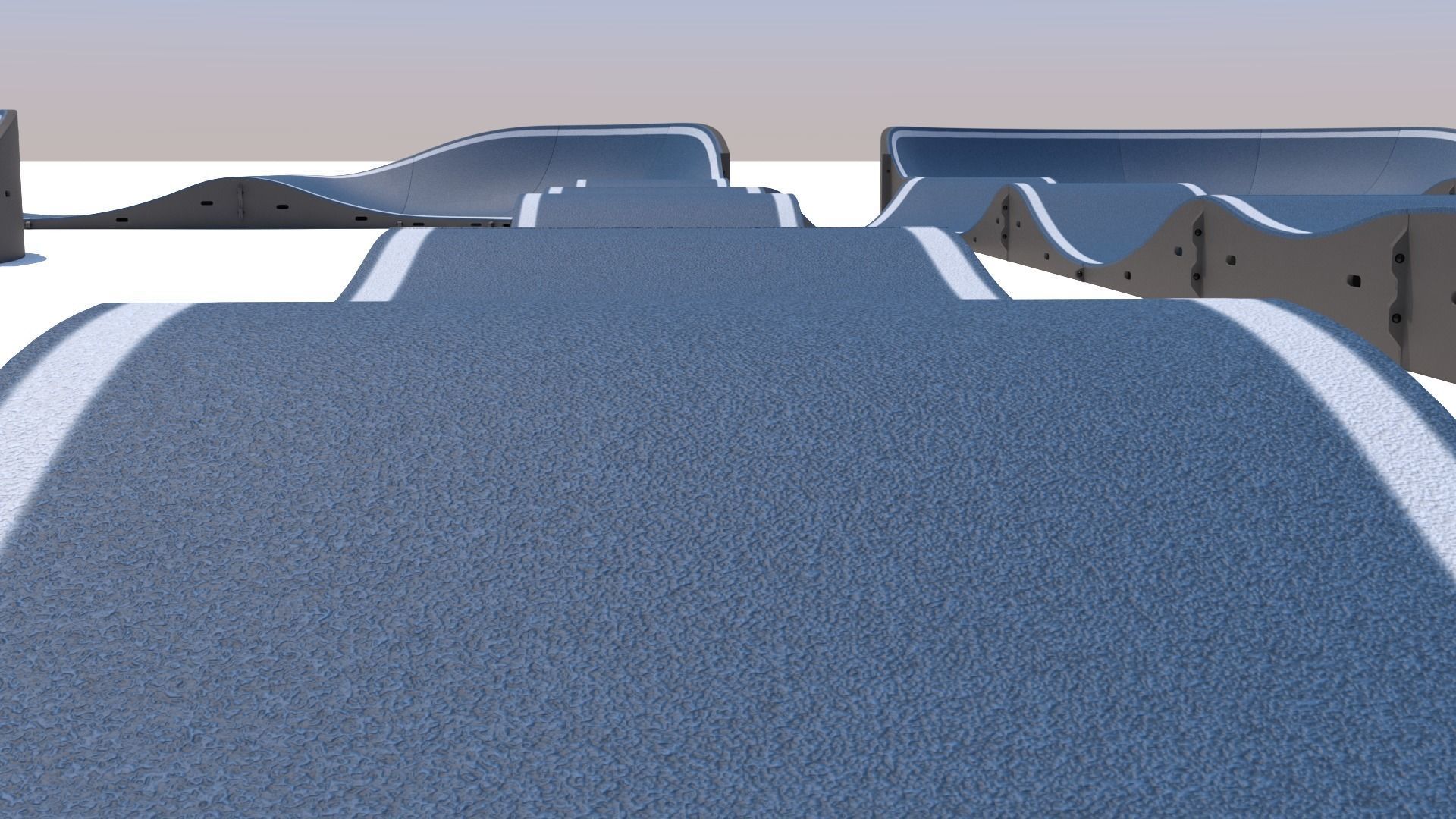 Pump Track Modular 3D model | CGTrader