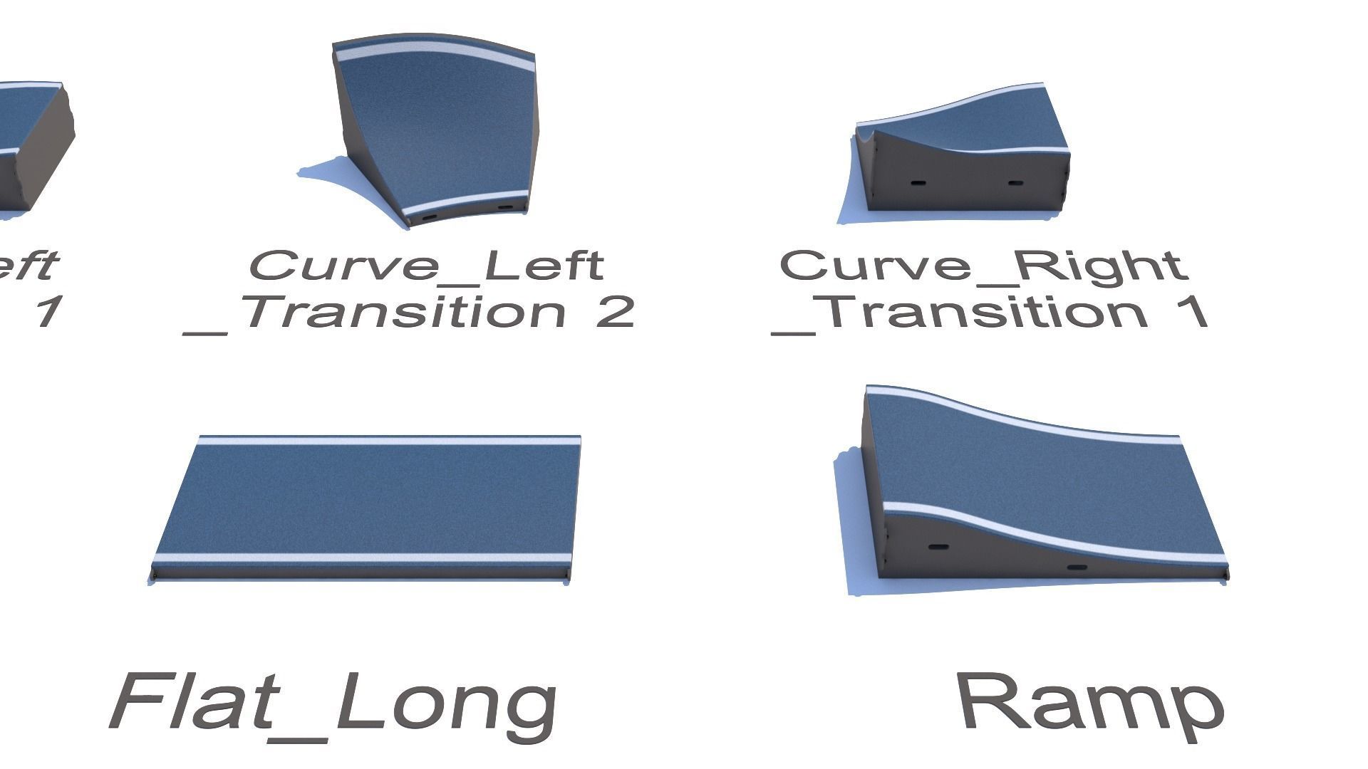 Pump Track Modular 3D model | CGTrader