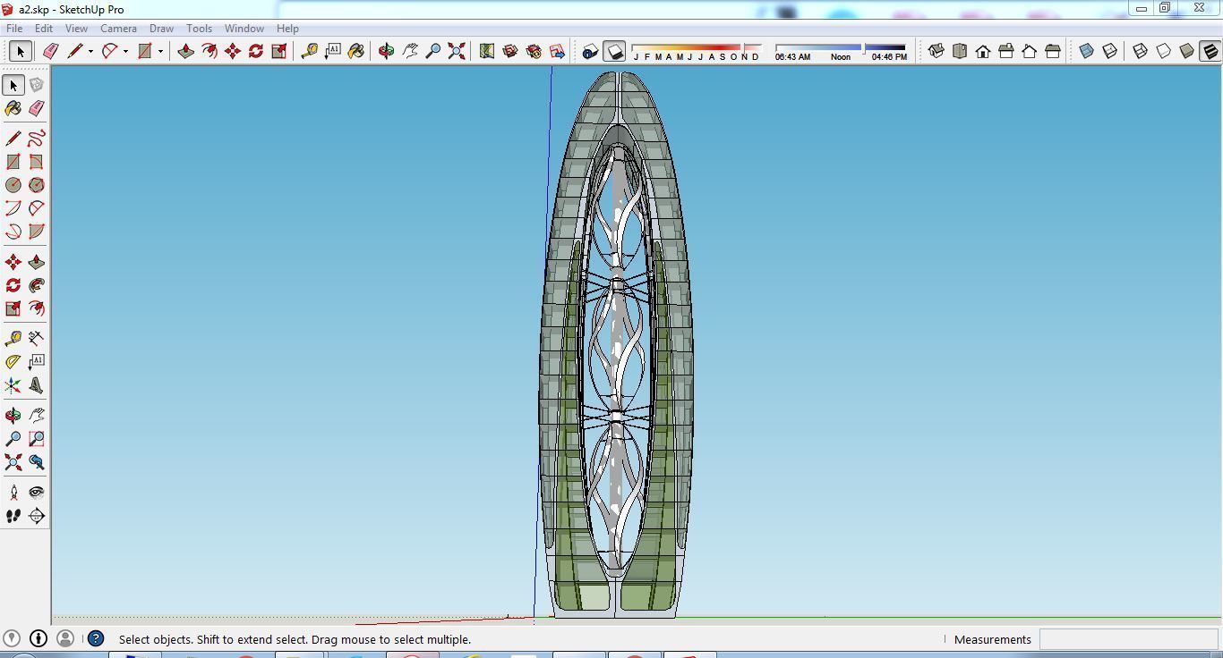 Sketchup Tower A2 free 3D model | CGTrader