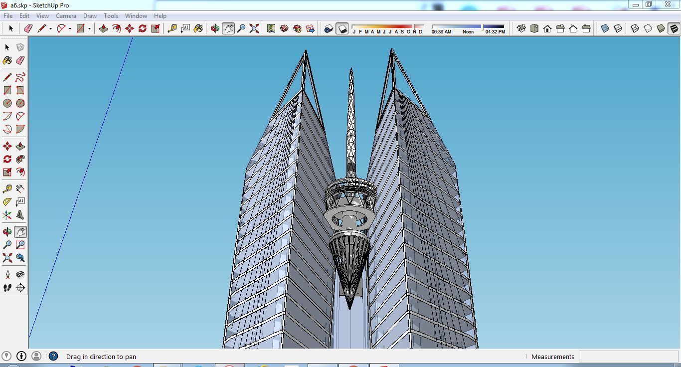 Sketchup Tower A6 free 3D model | CGTrader