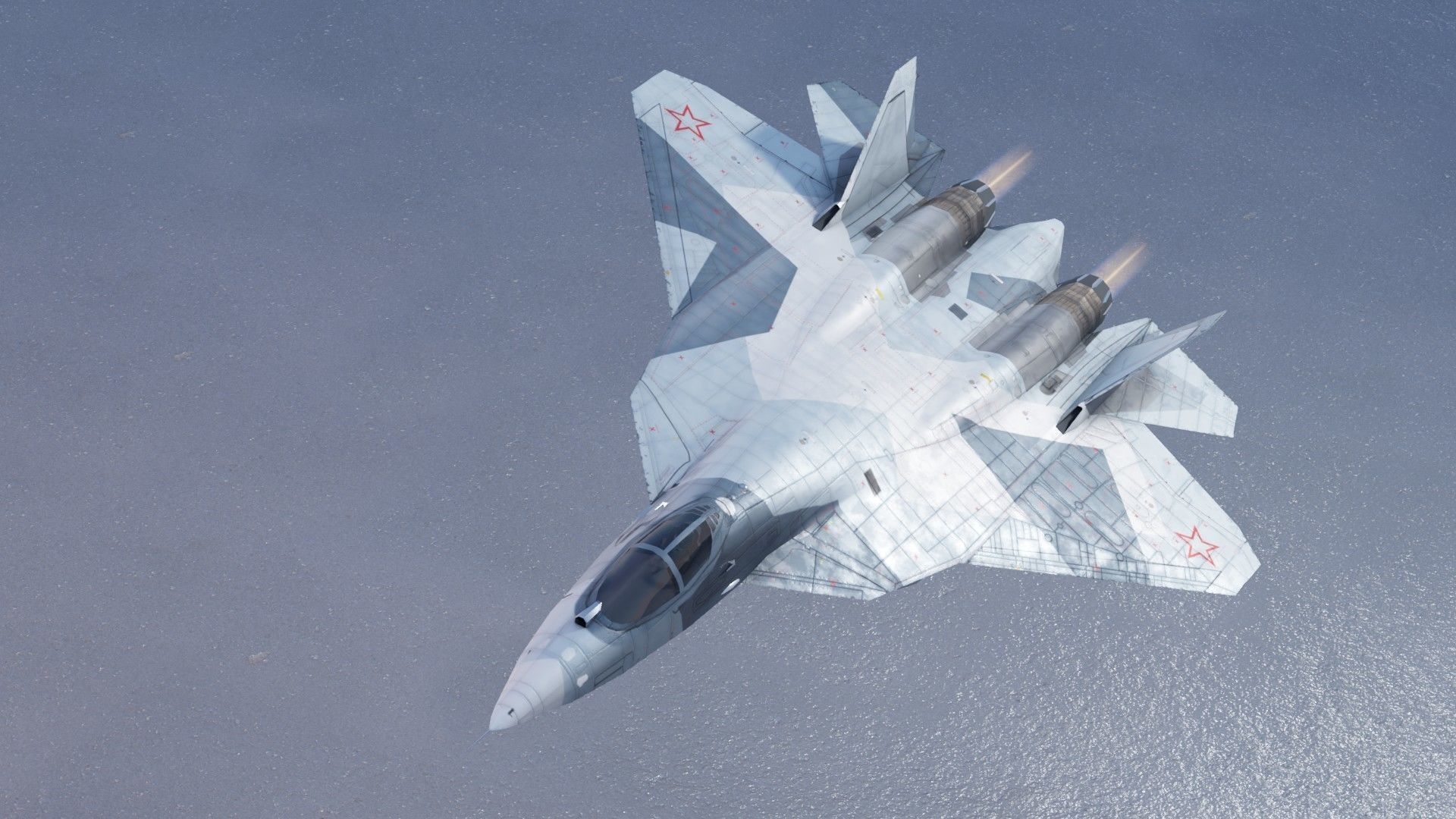 3D model Sukhoi SU-57 Felon VR / AR / low-poly | CGTrader