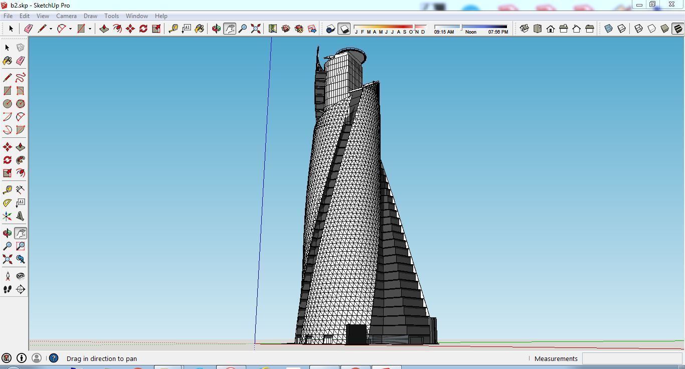 Sketchup Tower B2 free 3D model | CGTrader