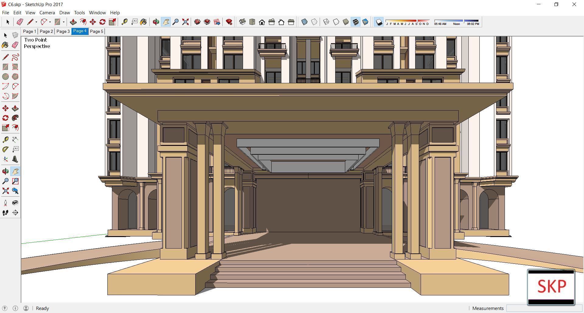 Sketchup Tower C6 3D model | CGTrader