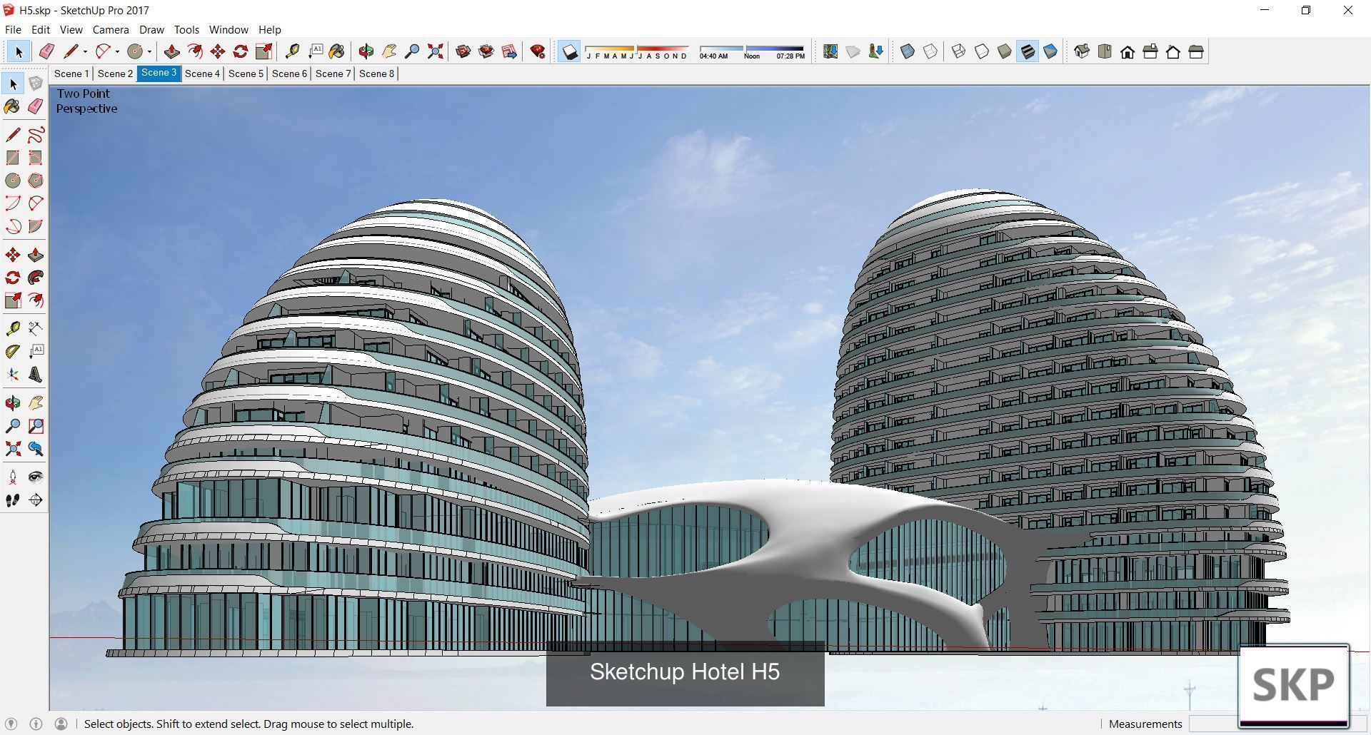 Collection 32 Sketchup Hotel models | CGTrader