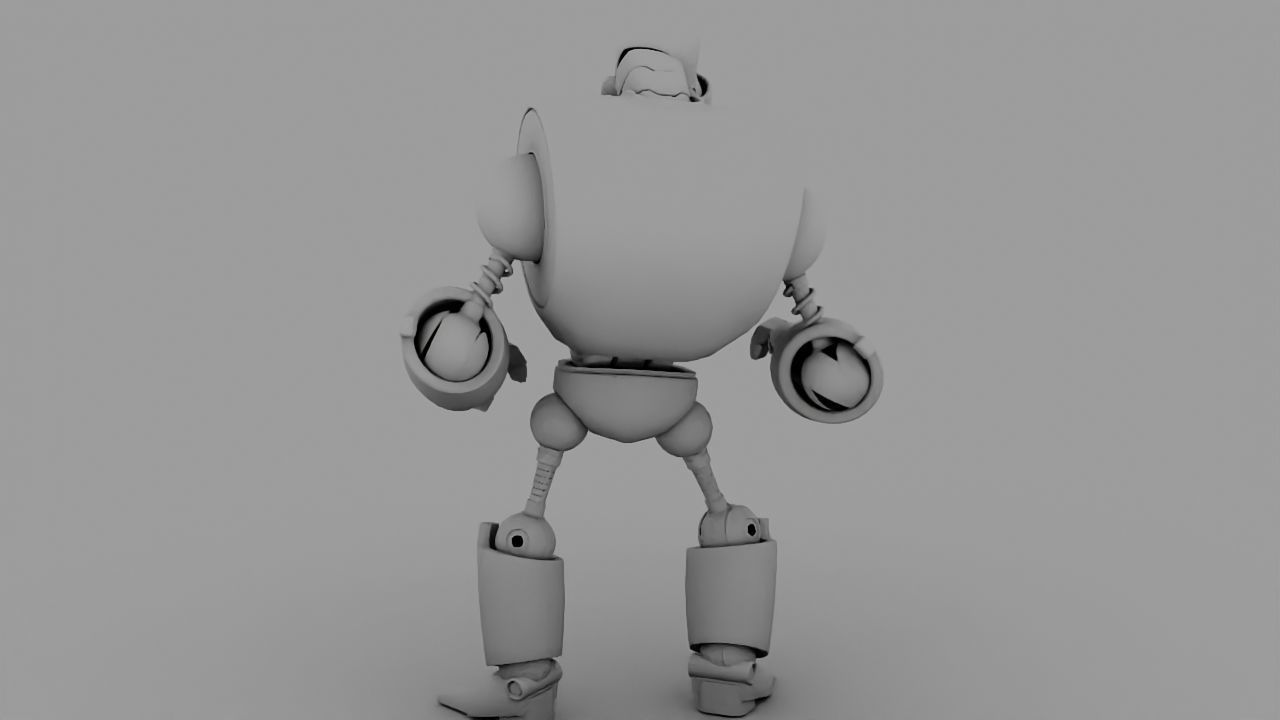 Crazy Frog Robot rigged character 3D model rigged | CGTrader