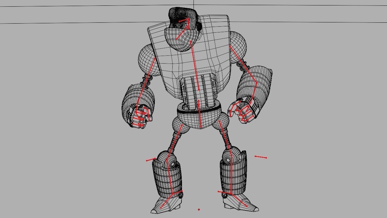 Crazy Frog Robot rigged character 3D model rigged | CGTrader