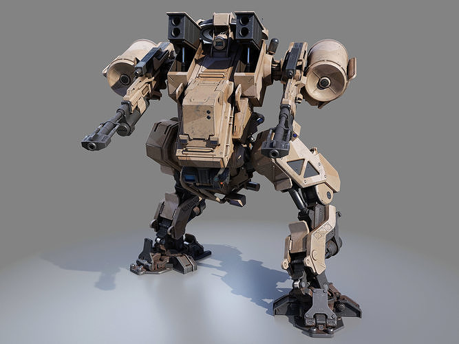 3D model FG Mech LowPoly VR / AR / low-poly | CGTrader