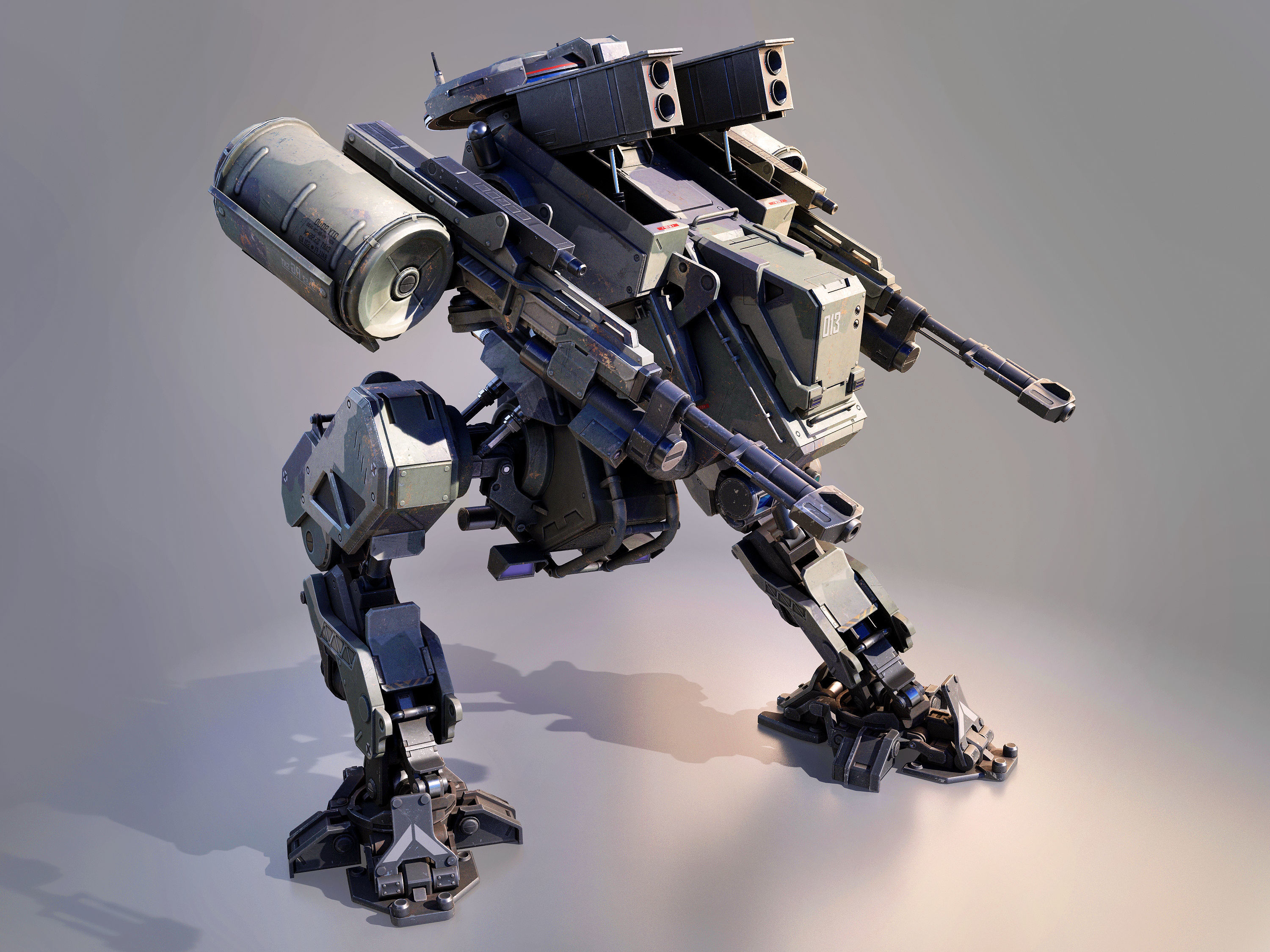 3D model FG Mech LowPoly VR / AR / low-poly | CGTrader