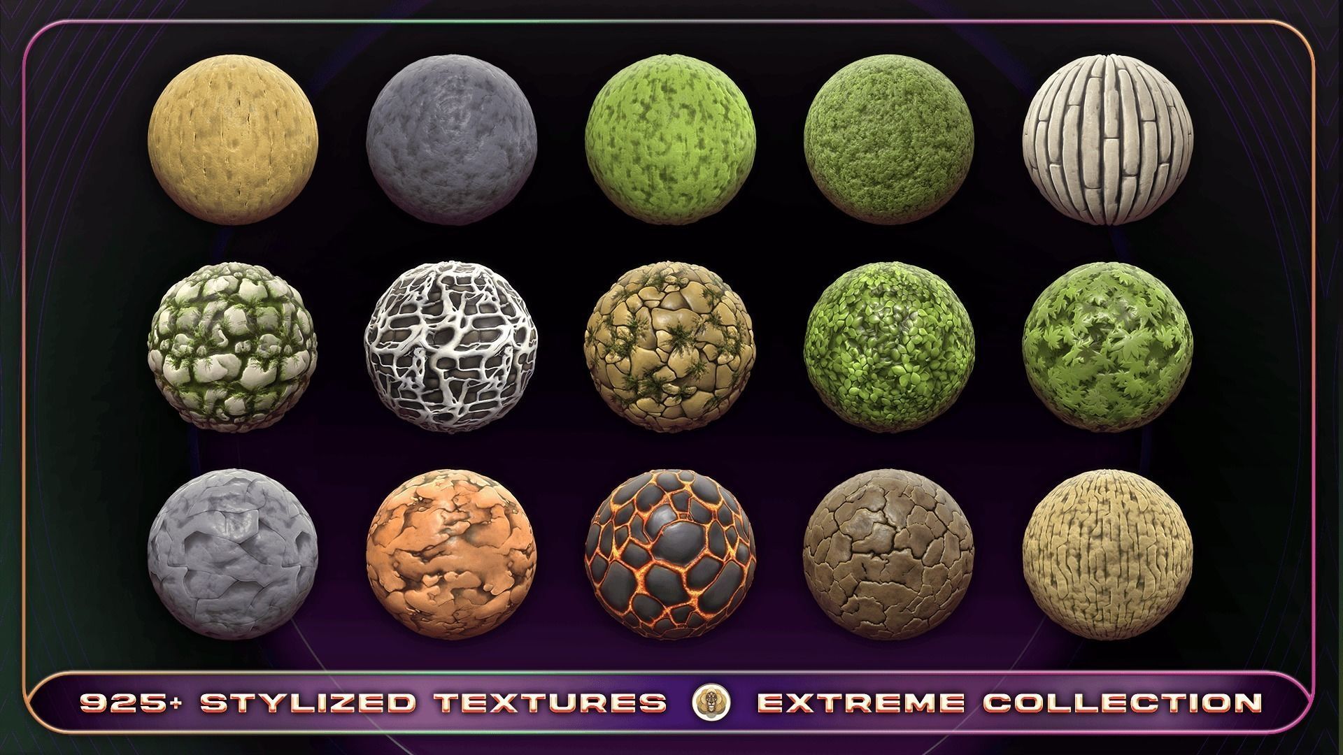 Texture Extreme Texture collection - 925 Stylized Textures VR / AR ...