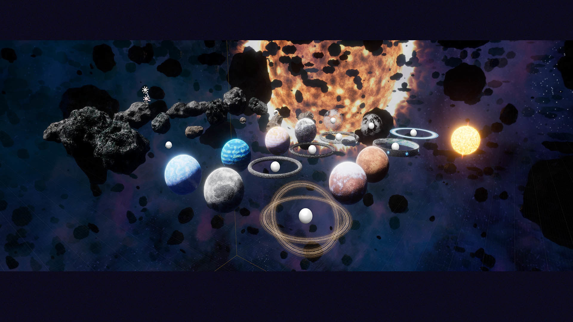 3D model Celestial Body and Space HDRi Mini Package VR / AR / low-poly ...