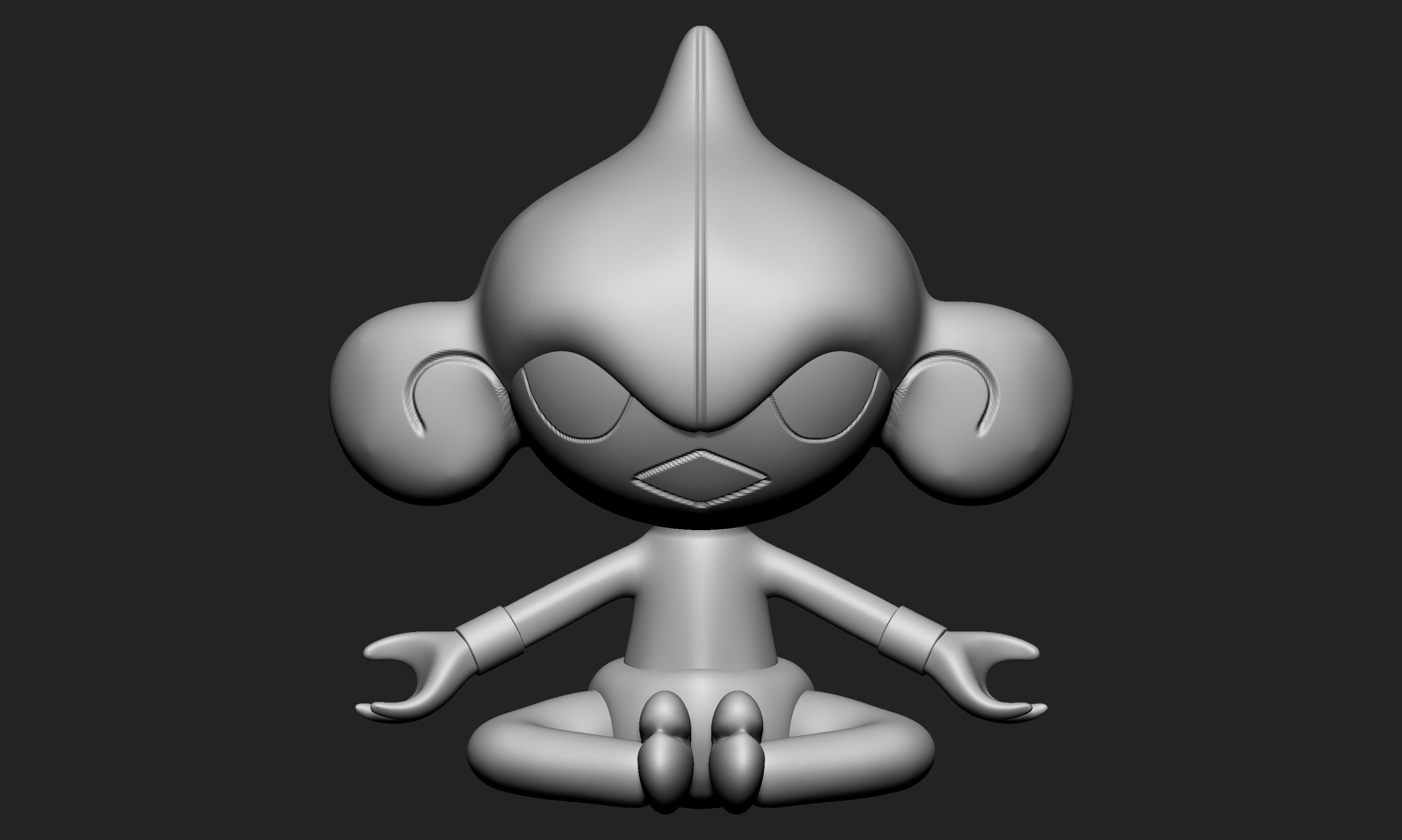 Pokemon - Meditite 3D model 3D printable | CGTrader