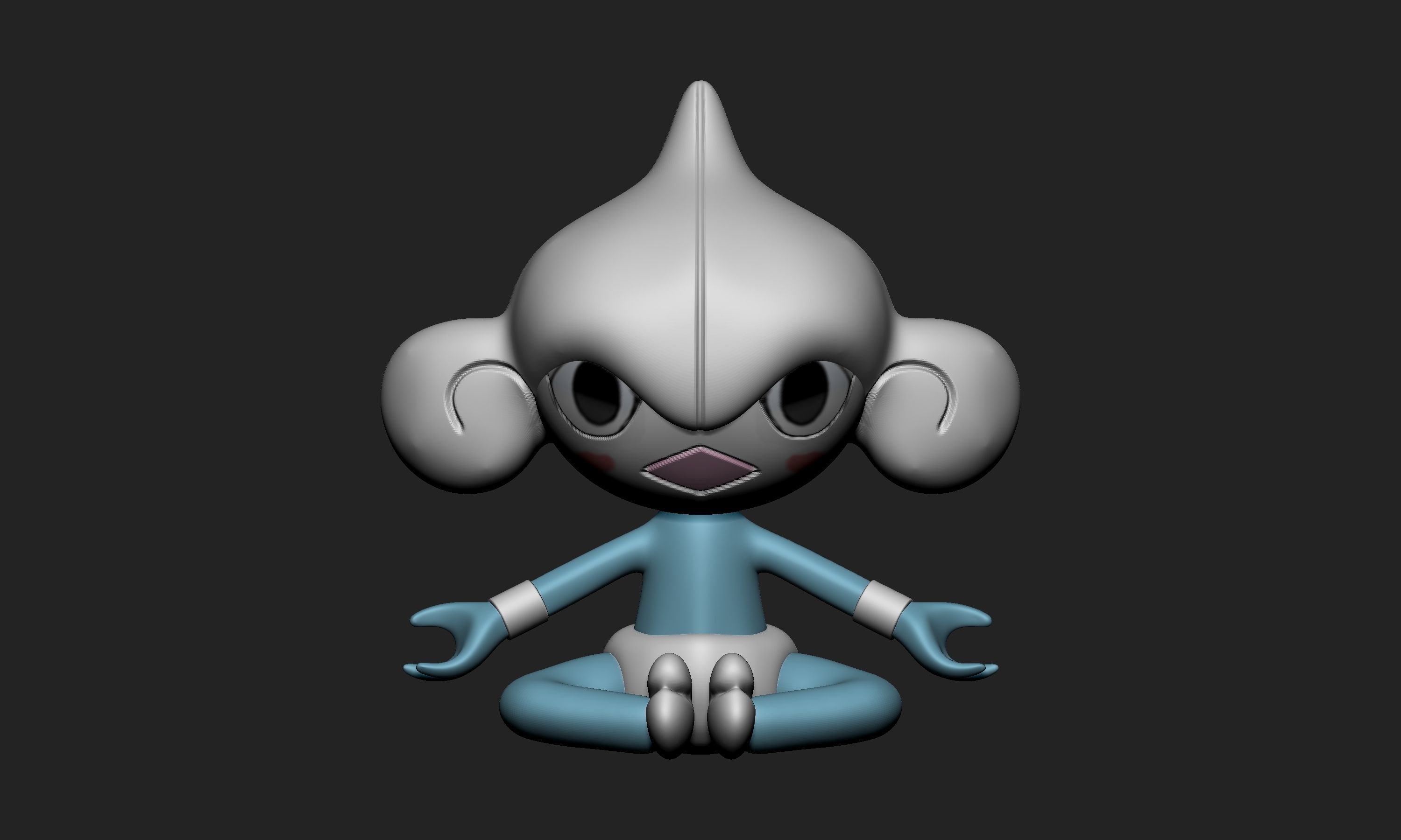 Pokemon - Meditite 3D model 3D printable | CGTrader