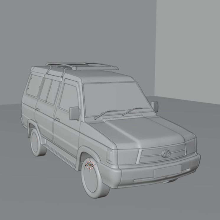 Toyota Qualis 2001 3d model 3D model | CGTrader