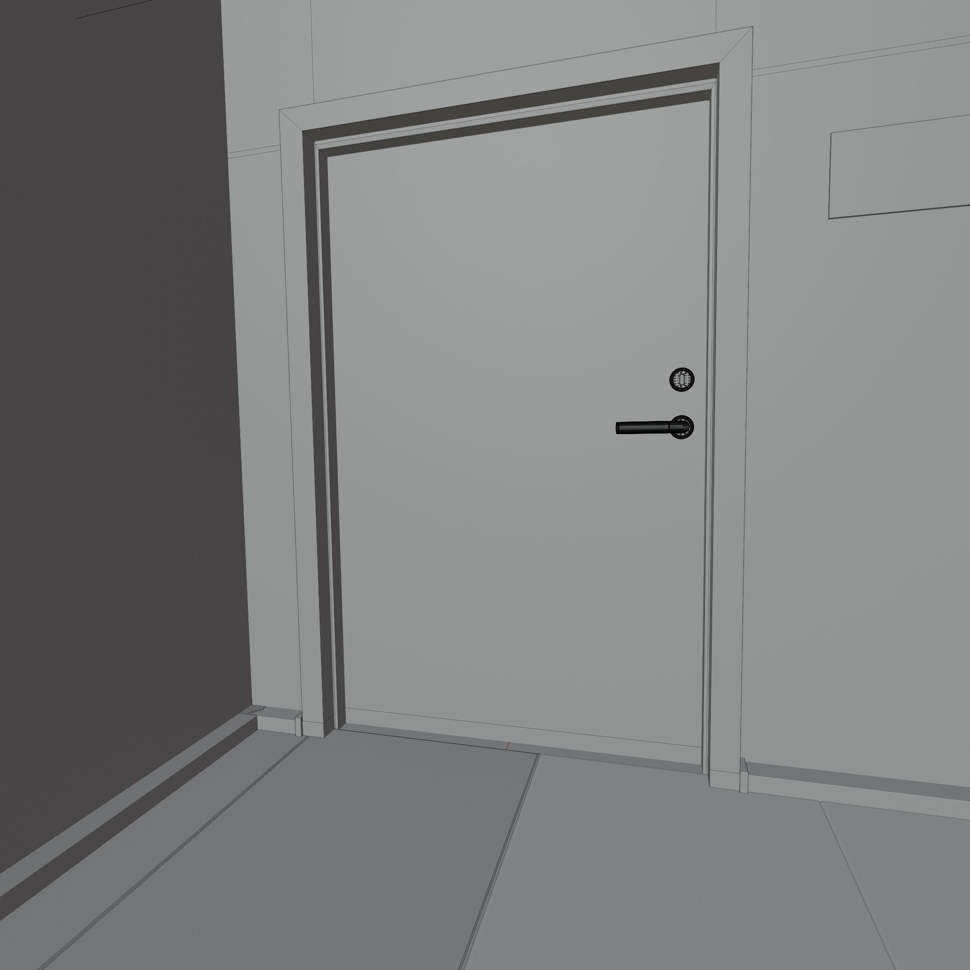 Matrix Hallway 3D model | CGTrader