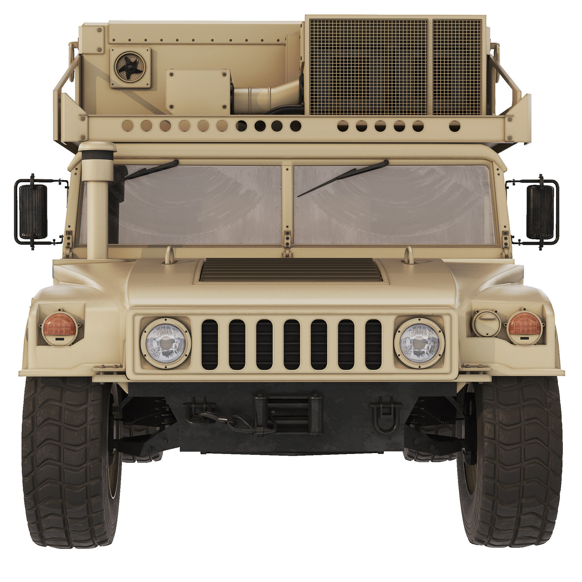 Humvee Military M1113 Shelter 2005 3D model | CGTrader