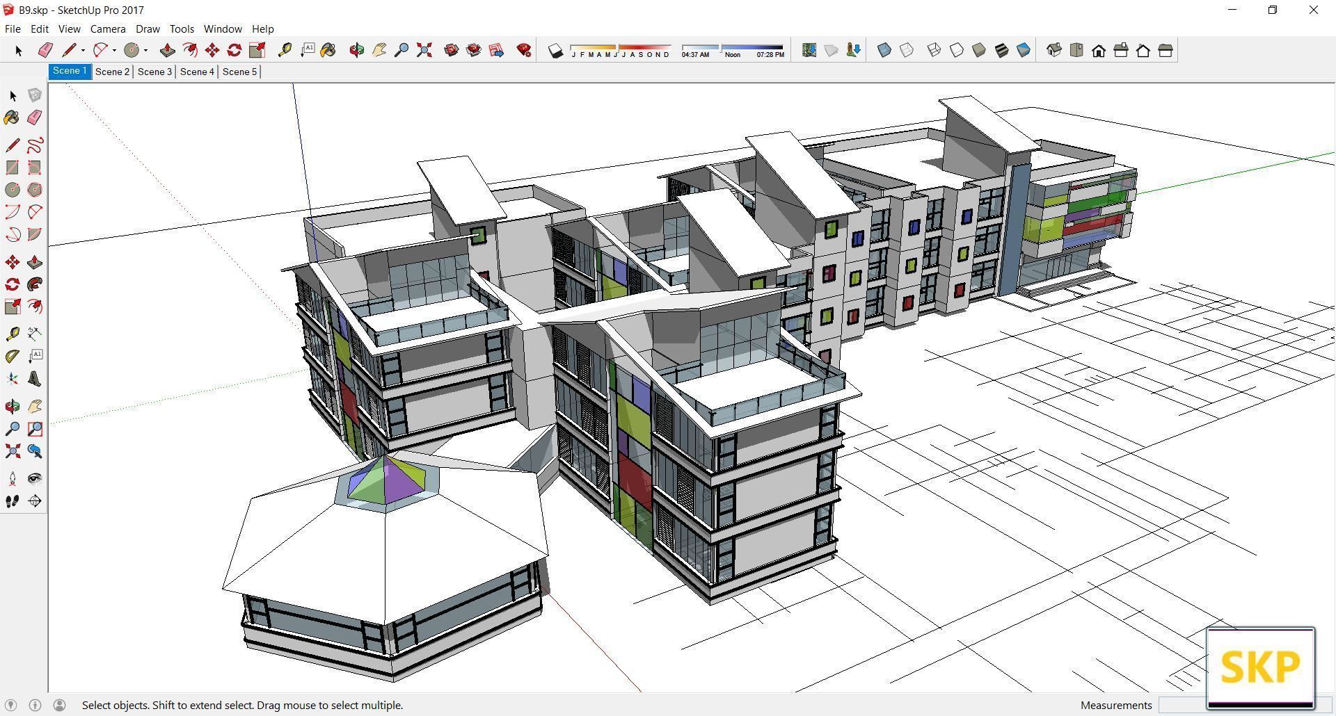 Sketchup Kindergarten B9 3D model | CGTrader